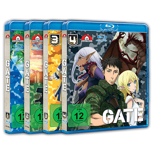 Gate Vol. 1-4 Blu-ray Bundle ohne Schuber