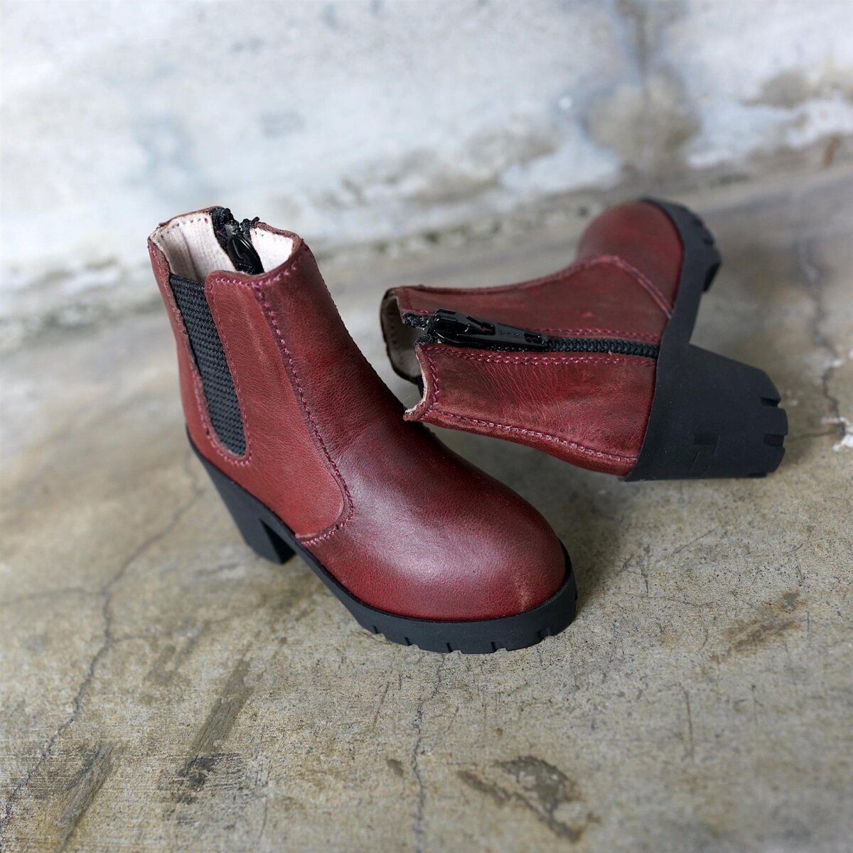 Lace Boots (Wine Red), 165,00