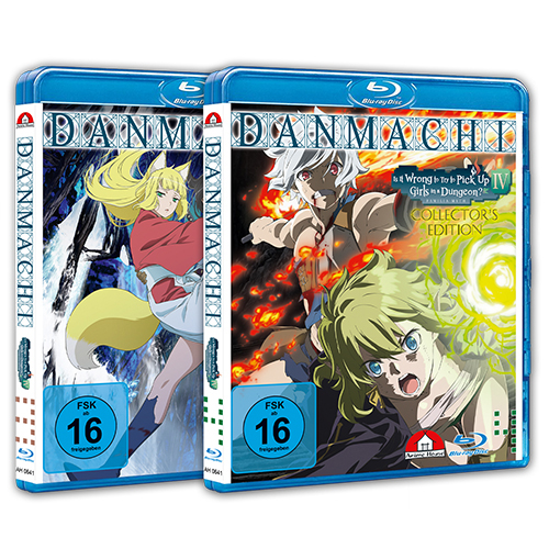 Danmachi - Familia Myth IV - Blu-ray CE Vol. 1 & 2 Bundle mit Schuber ...